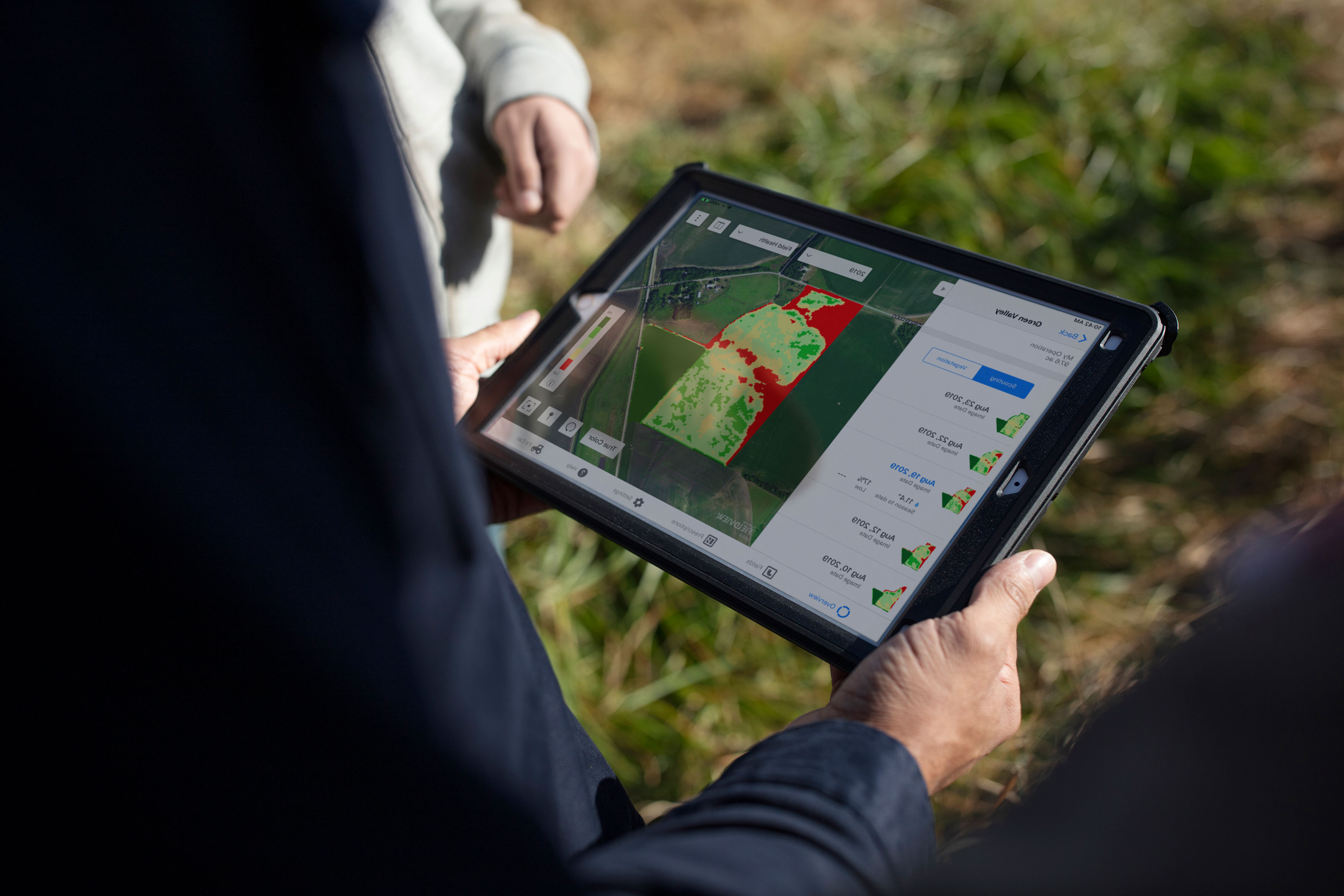 Si pasa en el campo, lo podés ver (y solucionar) con FieldView